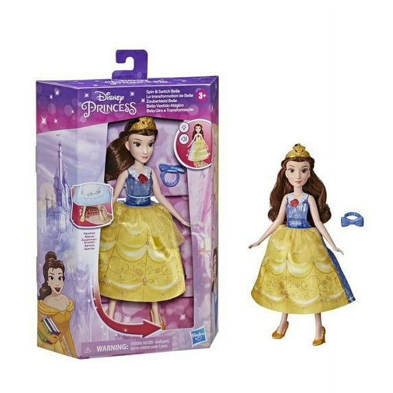 Disney Princess Belle Spind and Switch Fashion Doll - Walmart.com