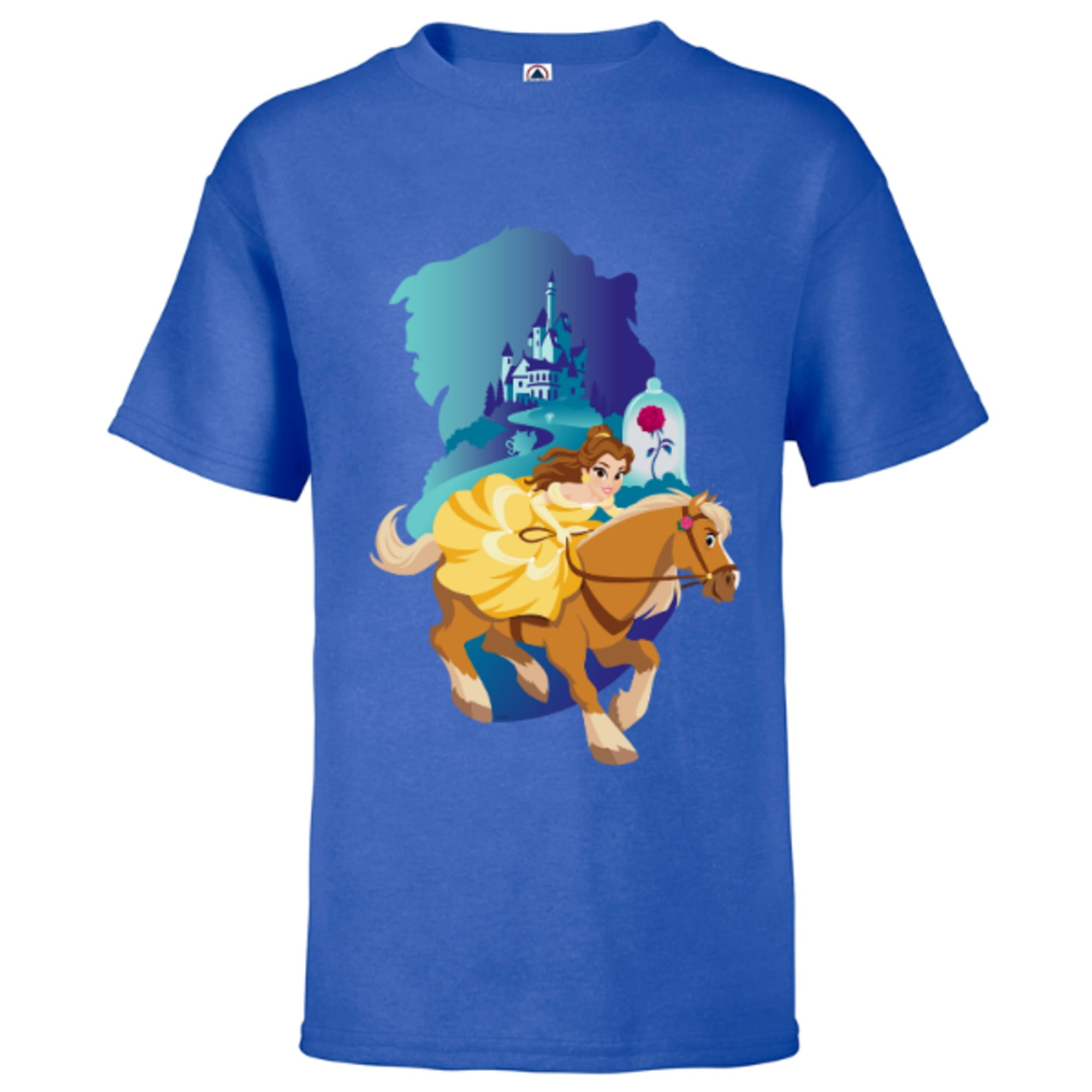 Disney Princess Belle and Phillipe Adventure Ride - Short Sleeve T ...