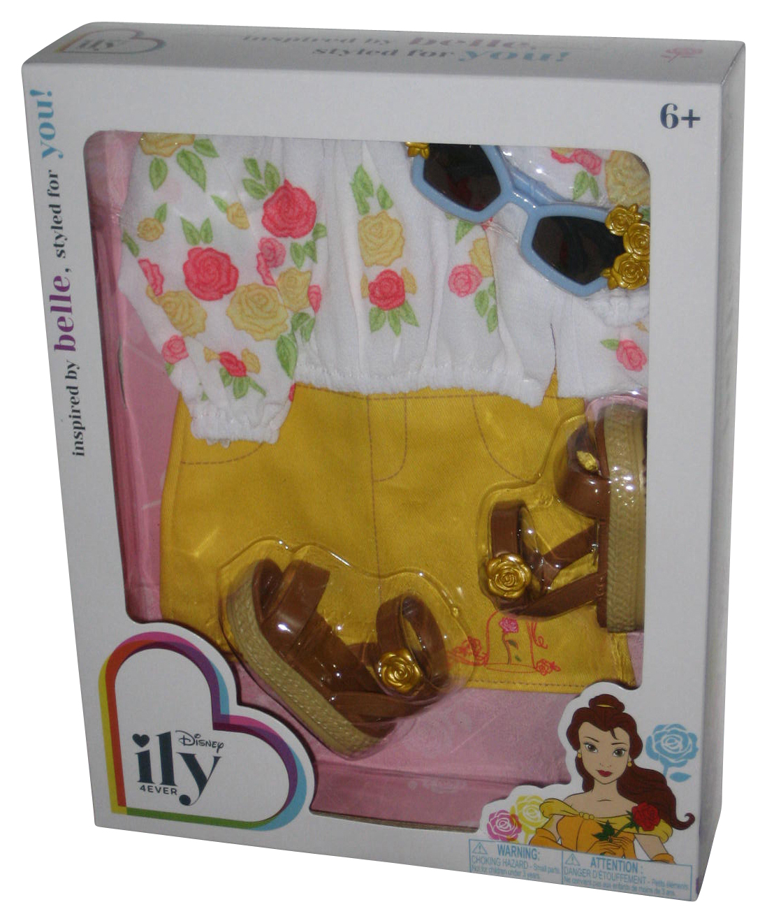 Disney Princess Belle ily 4ever Sunglasses (2022) Jakks Clothing ...