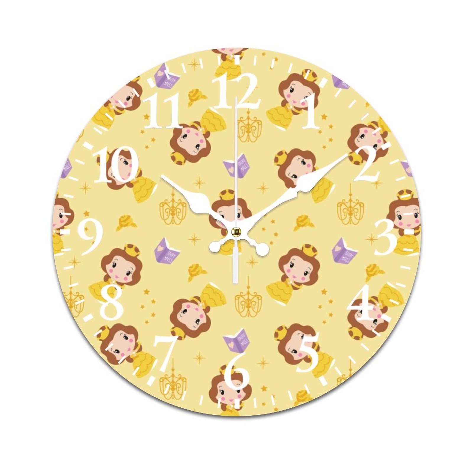 Disney Princess Belle wall clocks battery operated decorative 25cm/9 ...