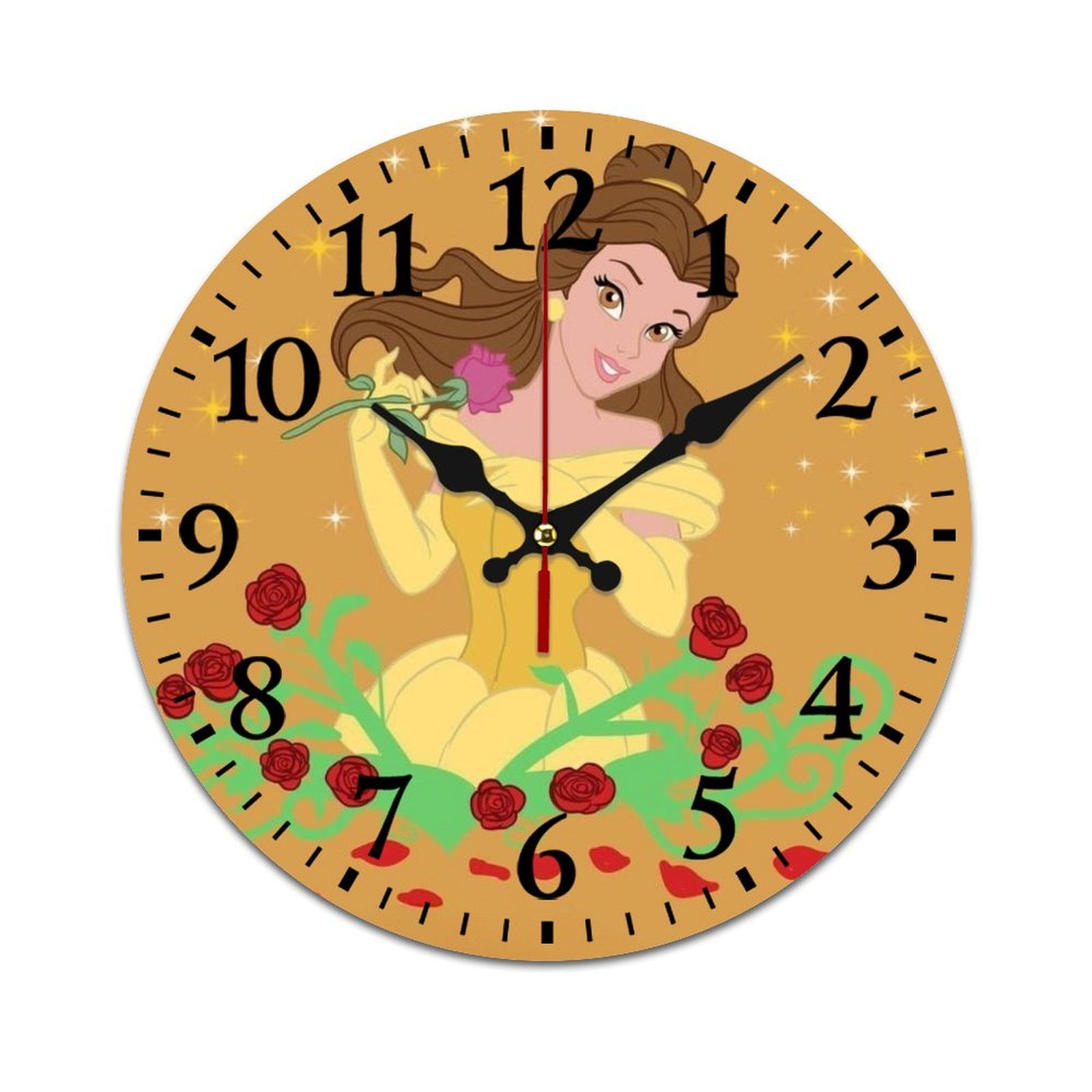 Disney Princess Belle wall clocks battery operated decorative 25cm/9 ...