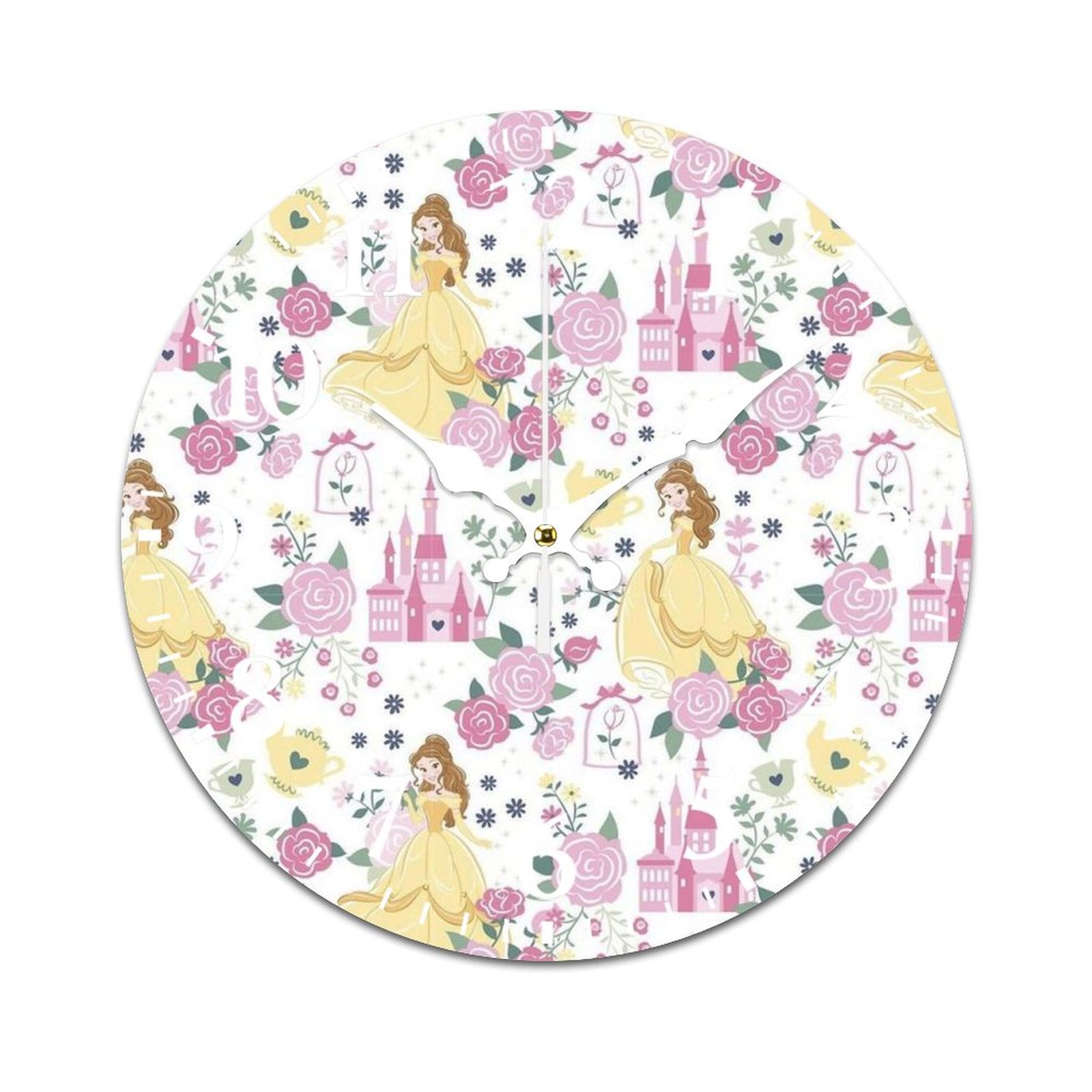 Disney Princess Belle wall clocks battery operated decorative 30cm/11 ...