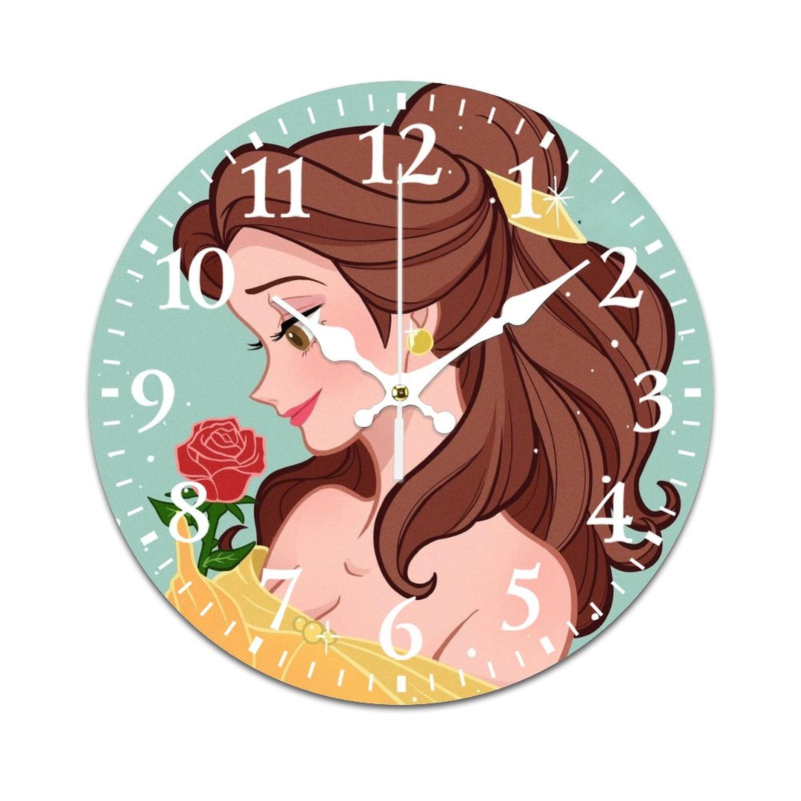 Disney Princess Belle wall clocks battery operated decorative 30cm/11 ...