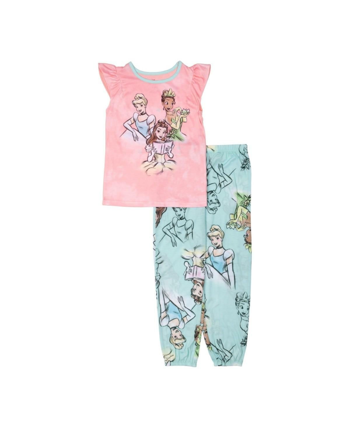 Disney Princess Big Girls Short Set Pajamas, 2-Piece - Assorted ...