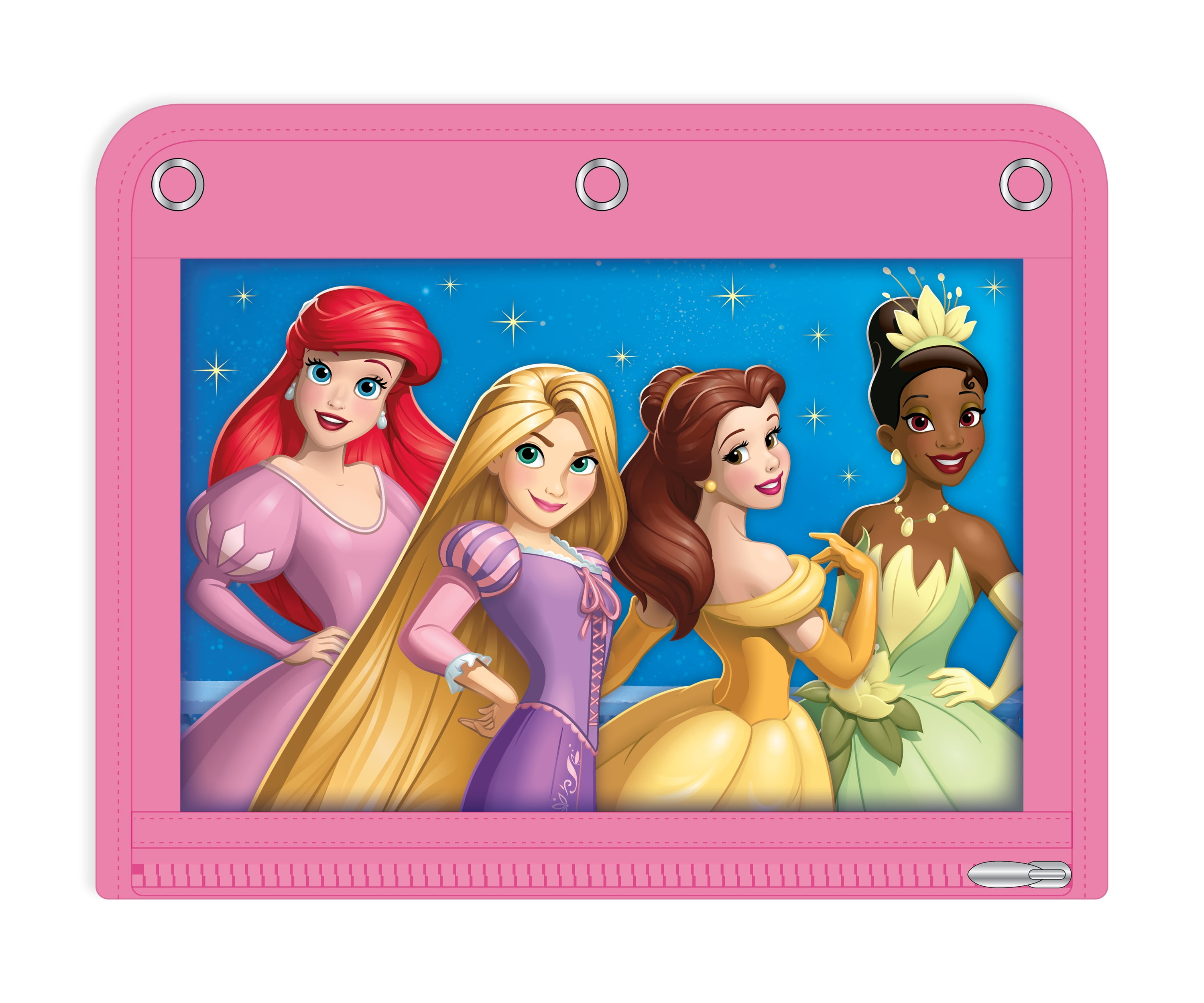 Disney Princess Binder Pouch, Multi-Color, Unisex, 10.5inW x 8.25inH ...
