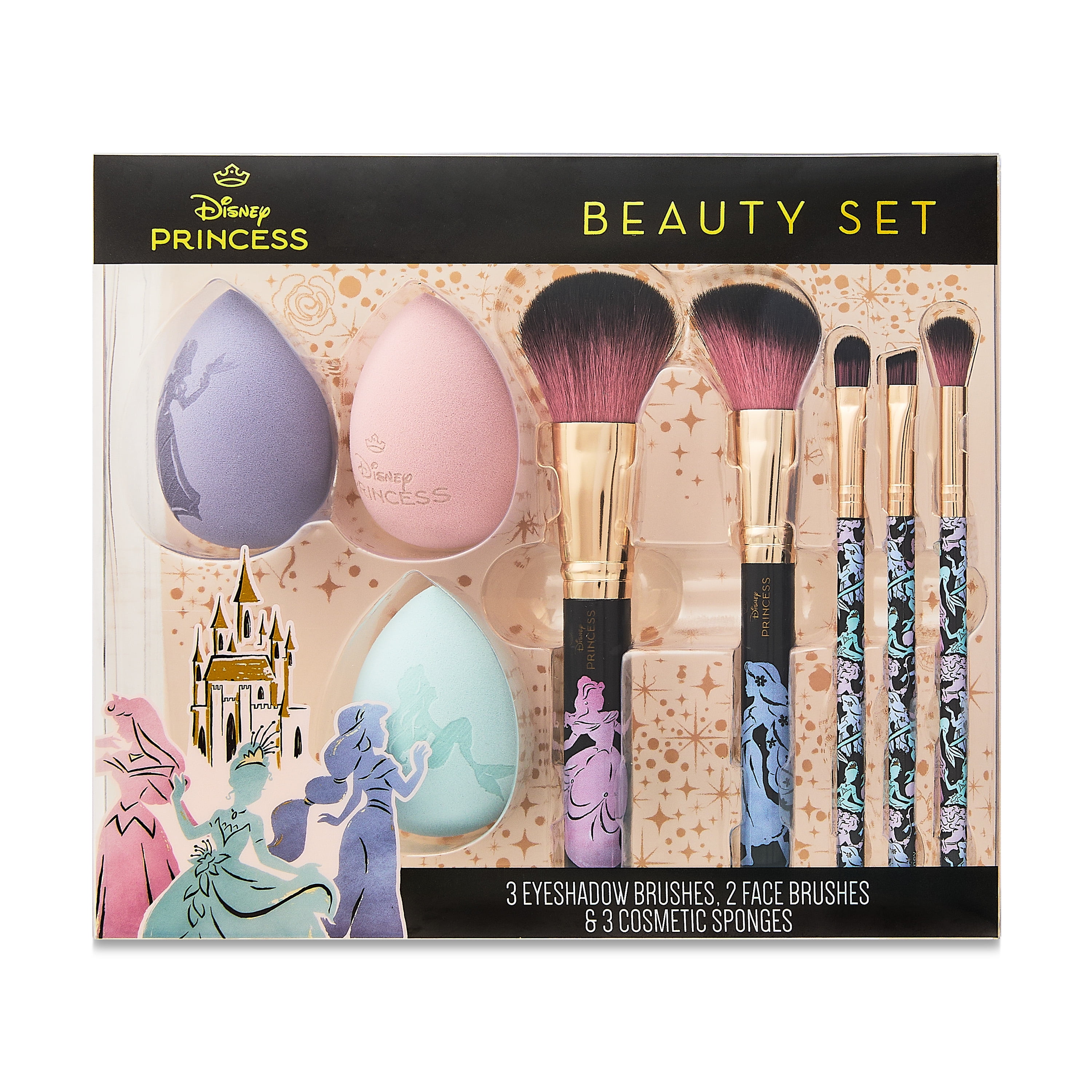Disney Princess Blender & Brush Set, 8 Pieces - Walmart.com