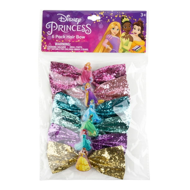 Disney Princess Bows, 6 Pack - Walmart Business Supplies
