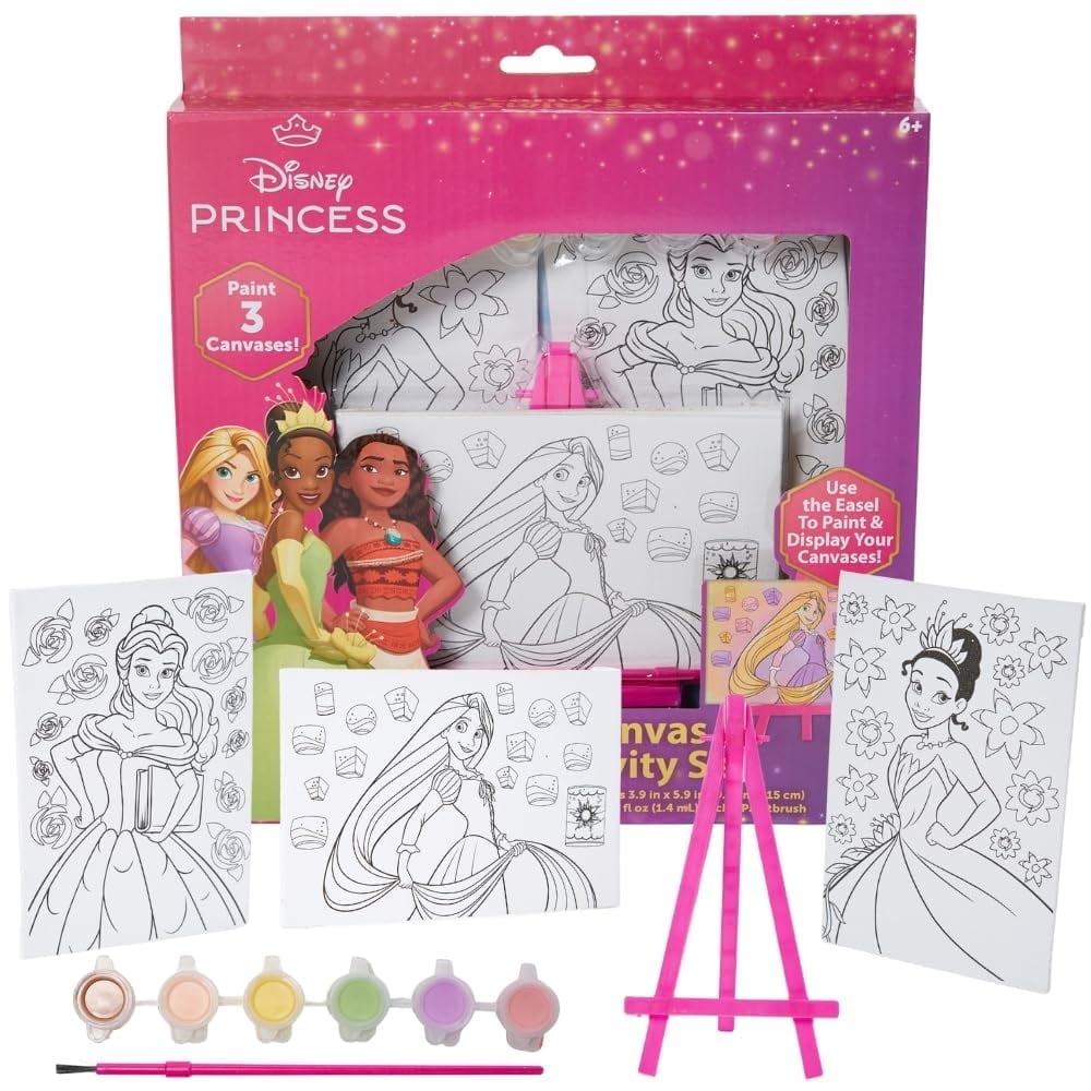 Disney Princess Canvas Activity Set For Children 6+ - Walmart.com