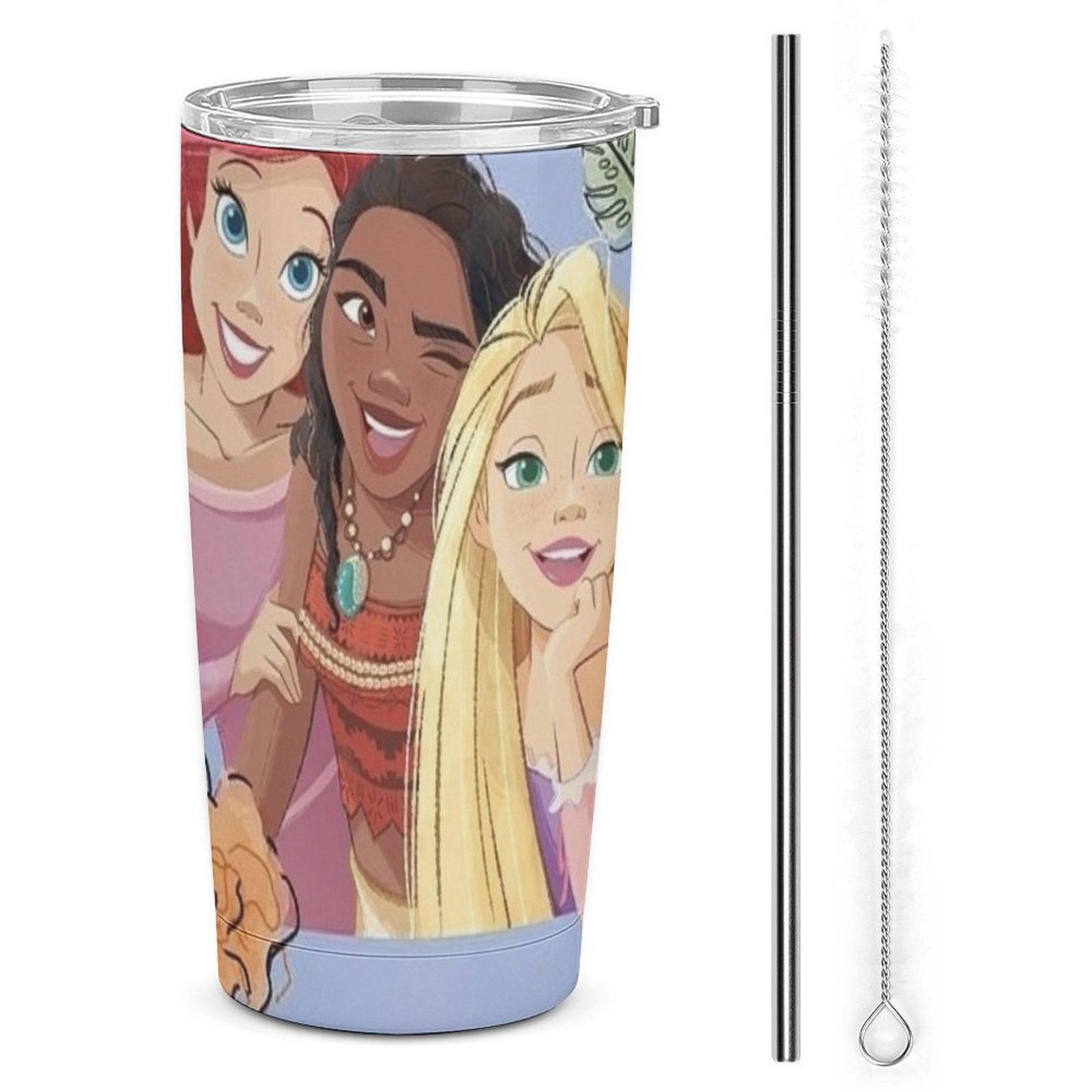 Disney Princess Cartoon car stainless steel travel mug - Walmart.com