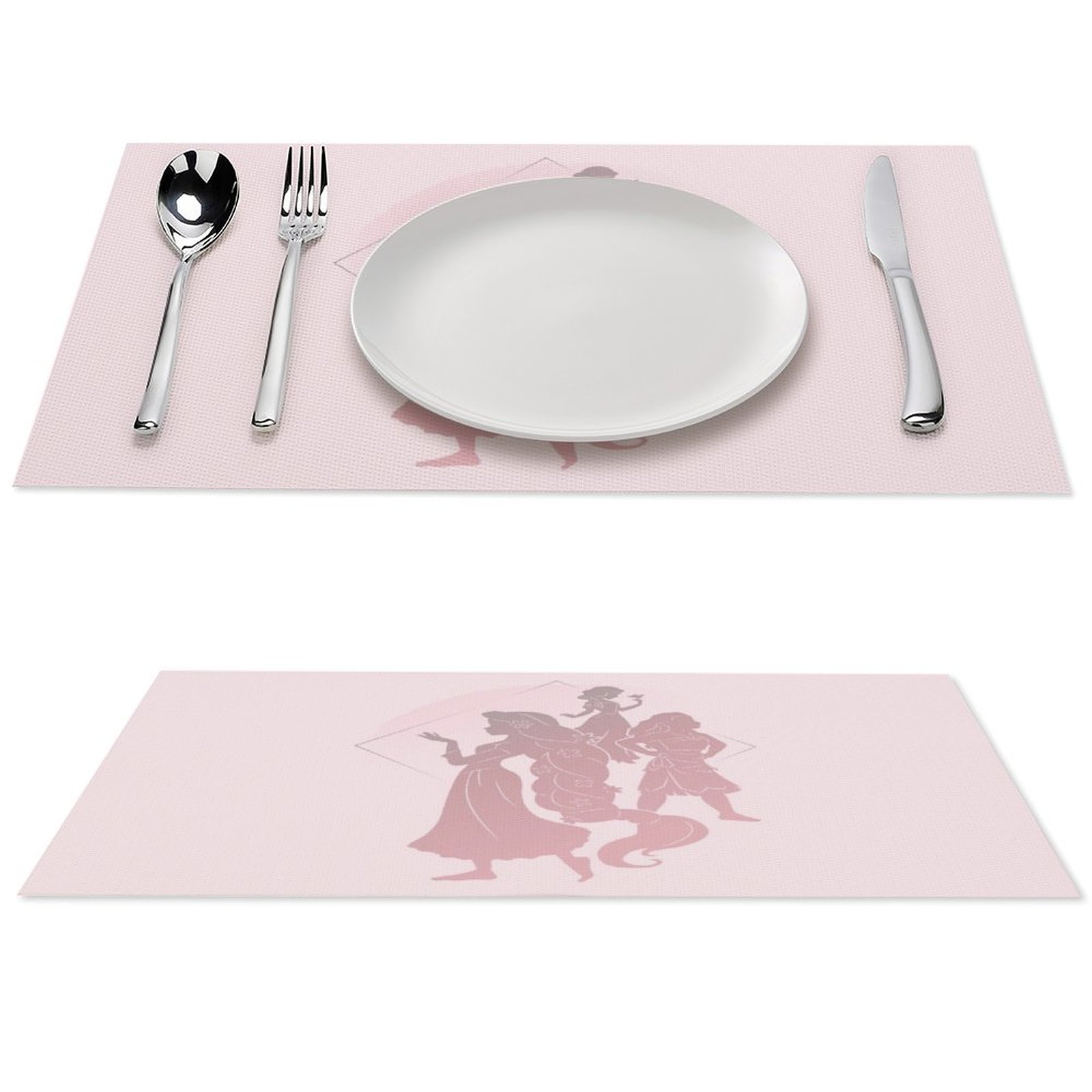 Disney Princess Cartoon placemats are suitable for indoor dining table ...