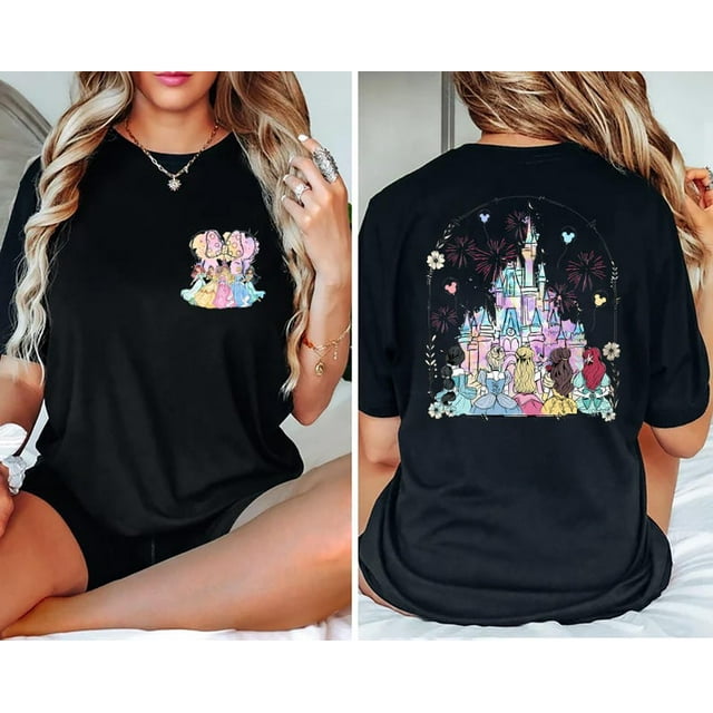 Disney Princess Castle Shirt, Disneyland Castle Best Friends Gift, WDW Girls Trip Shirts, Disney ...