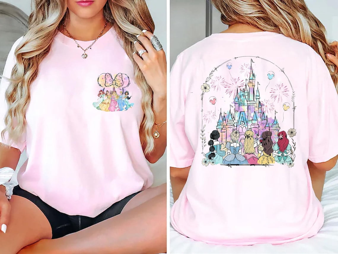 Disney Princess Castle Shirt, Disneyland Castle Best Friends Gift, WDW ...