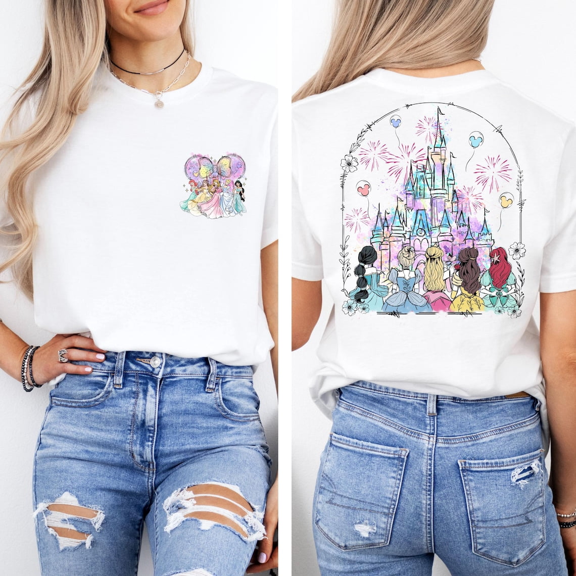 Disney Princess Castle Shirt, Disneyland Castle Best Friends Gift, WDW ...