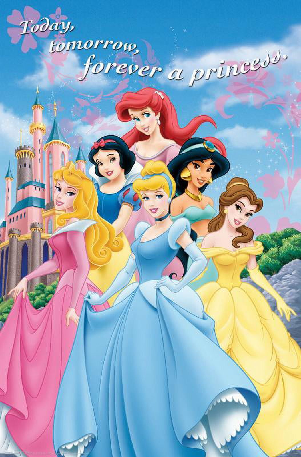 Disney Princess - Castle Wall Poster, 22.375" x 34" - Walmart.com