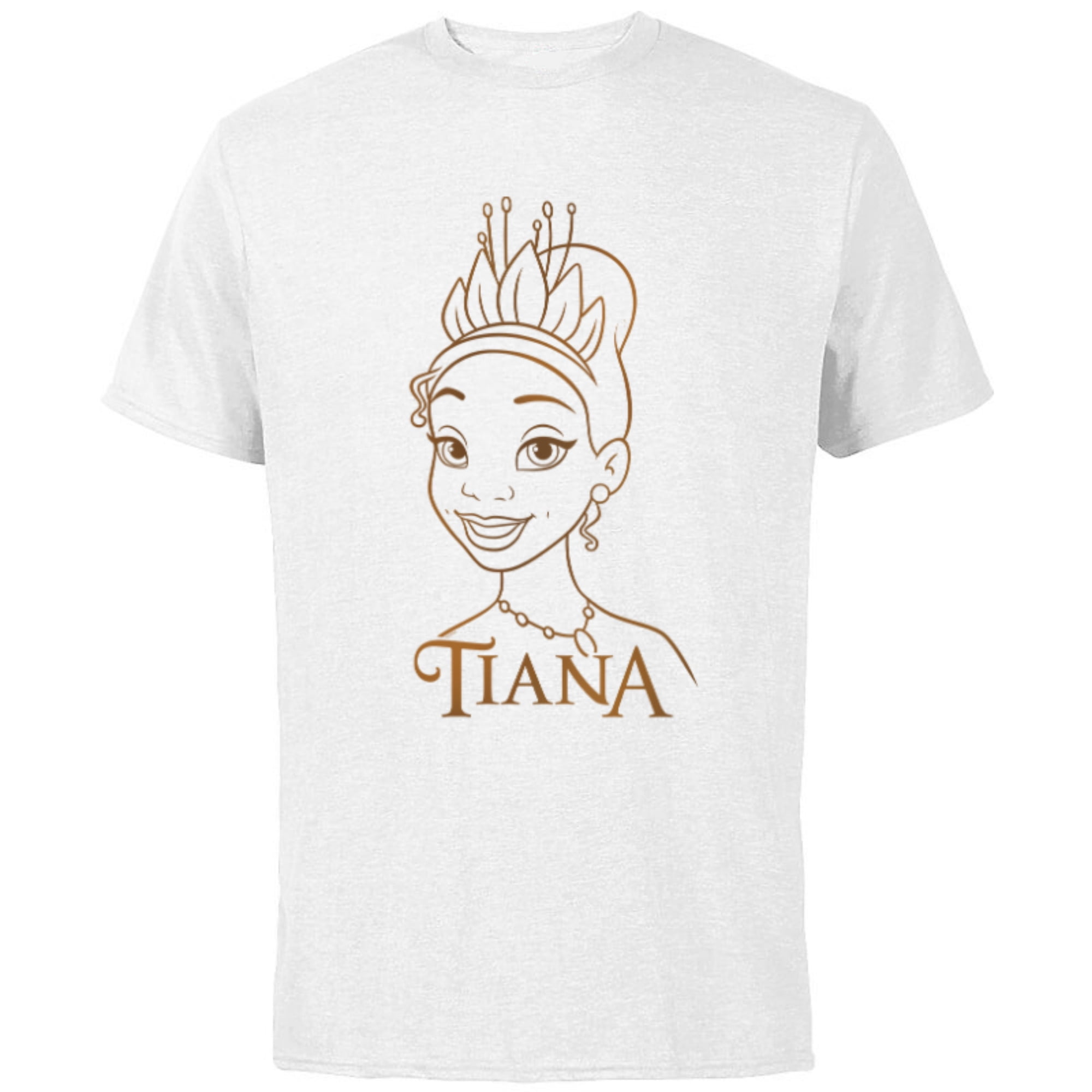 Disney Princess Celebration Minimalist Lines Tiana - Short Sleeve ...