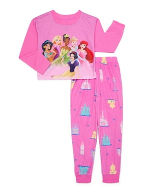 Girls' Fancy Nancy 2 Piece Pajama Sleep Set (Little Girl & Big Girl ...