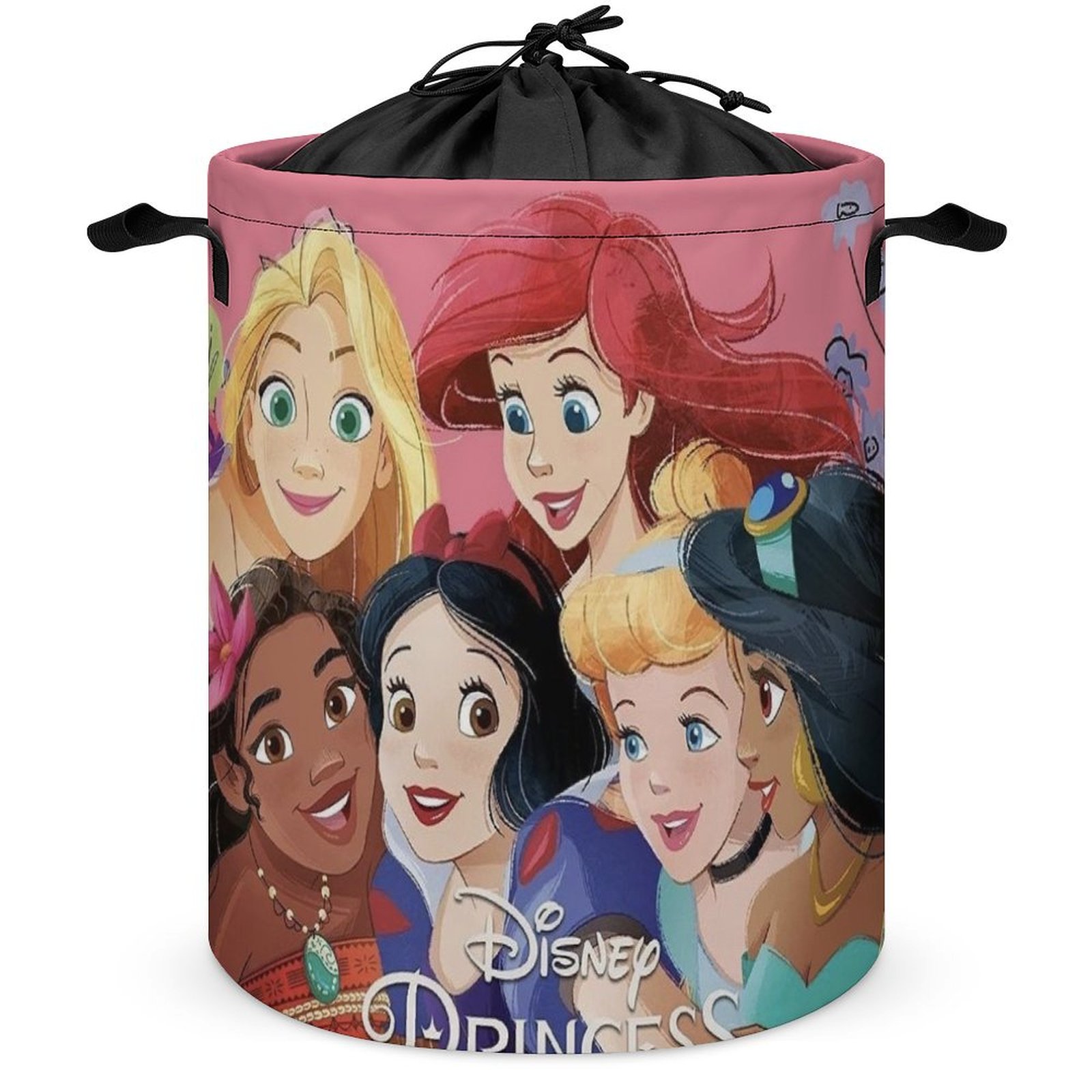 Disney Princess Children's dirty clothes basket with drawstring ...