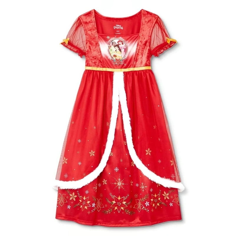 Disney Princess Christmas Holiday Nightgown, Toddler Girls Size 3T ...