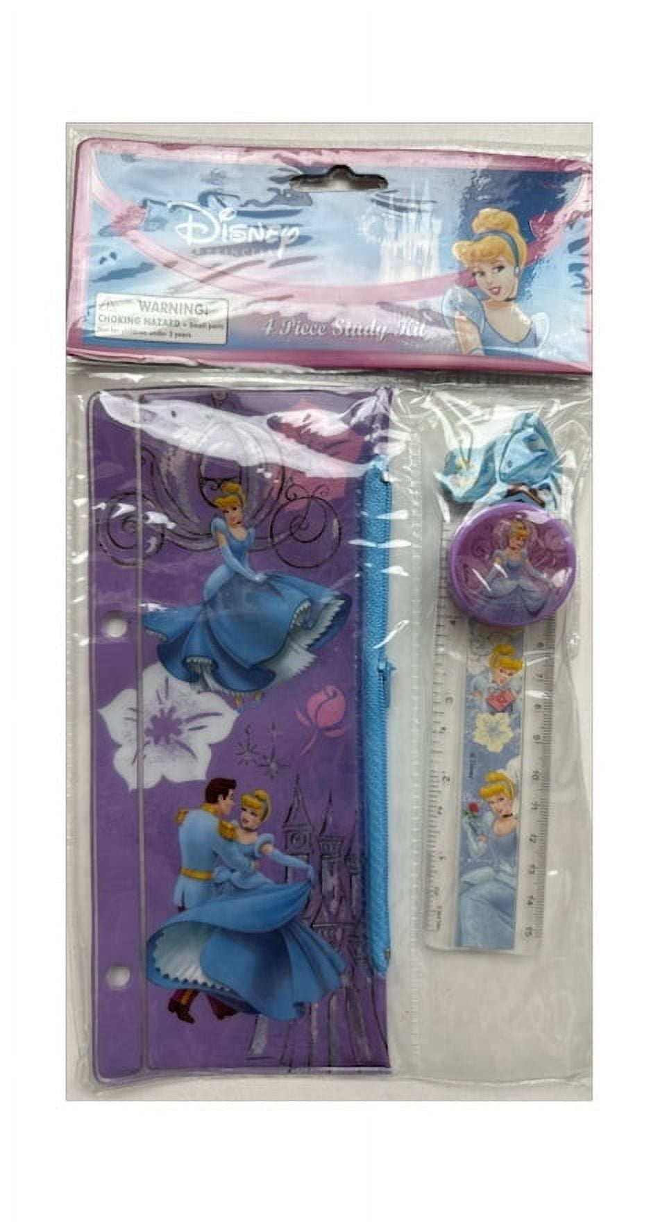 Disney Princess Cinderella 4pk Study Kit Stationery Supplies - Walmart.com