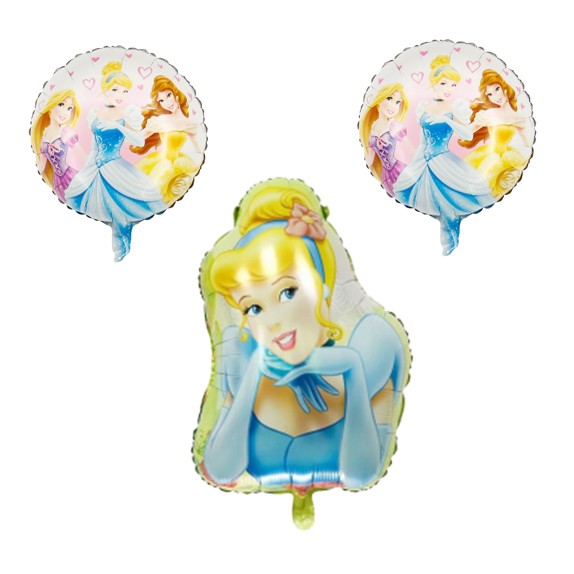 Disney Princess Cinderella Balloon Bouquet Birthday Party Decor Blue ...