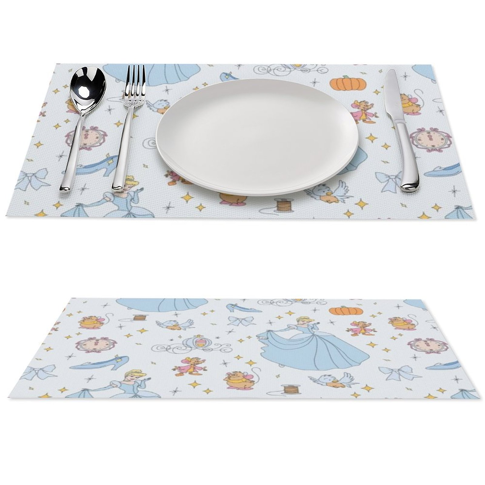 Disney Princess Cinderella Cartoon placemats are suitable for indoor ...