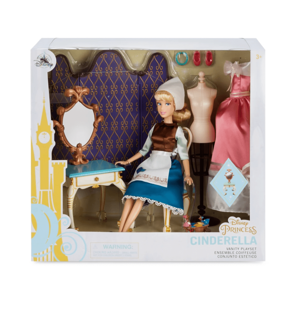 Princess Cinderella Doll with Vanity Play Set - Disney Store Collection ...