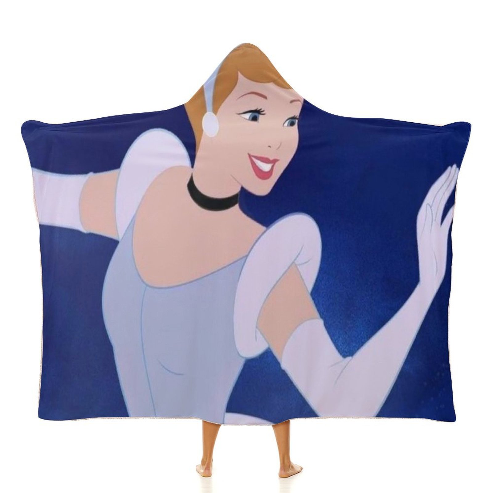 Disney Princess Cinderella Hooded blankets ponchos wearable for kids ...