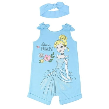 Disney Princess Girls Romper Rapunzel Graphic Jumpsuit with Tulle Skirt ...