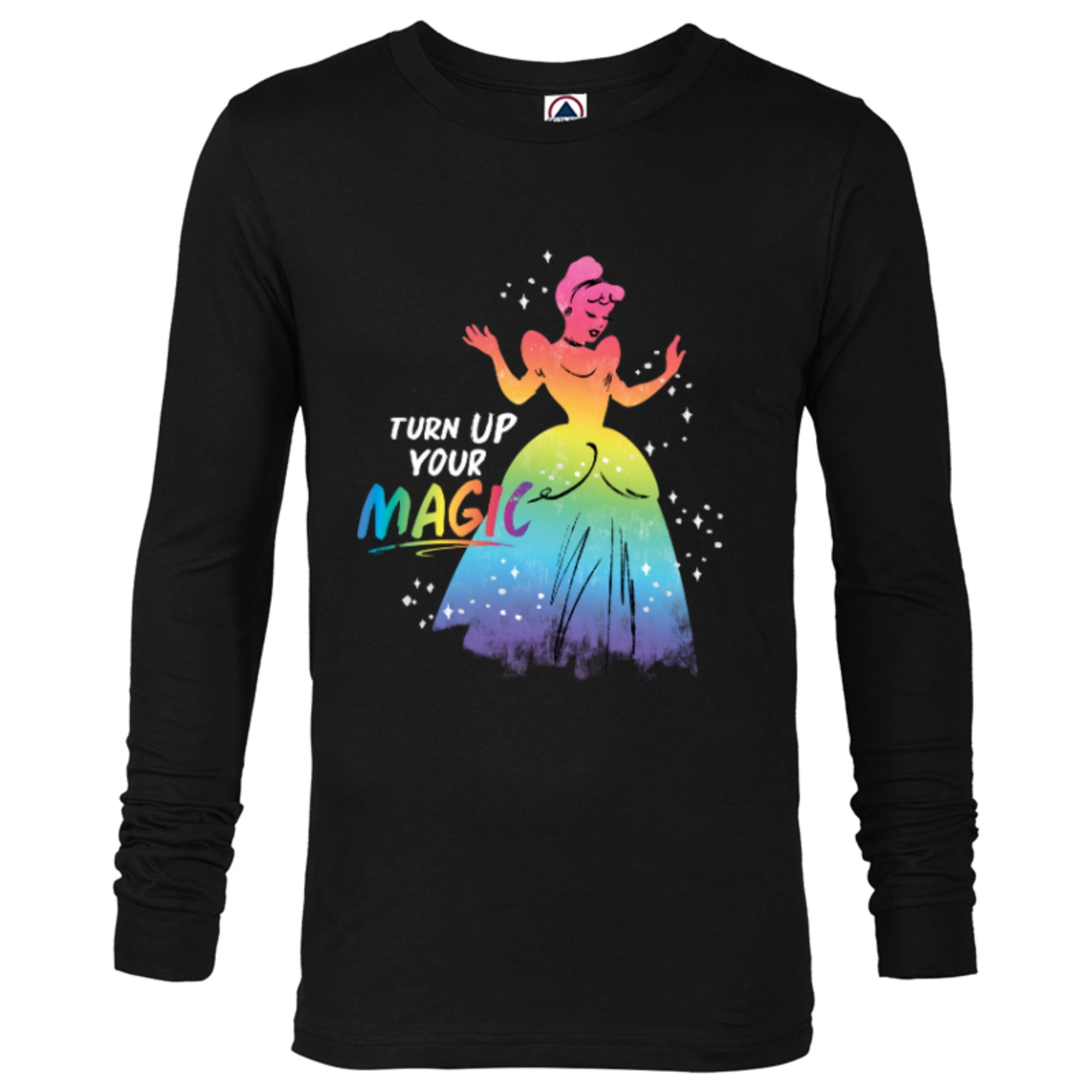 Disney Princess Cinderella Rainbow Turn Up Your Magic- Long Sleeve T ...