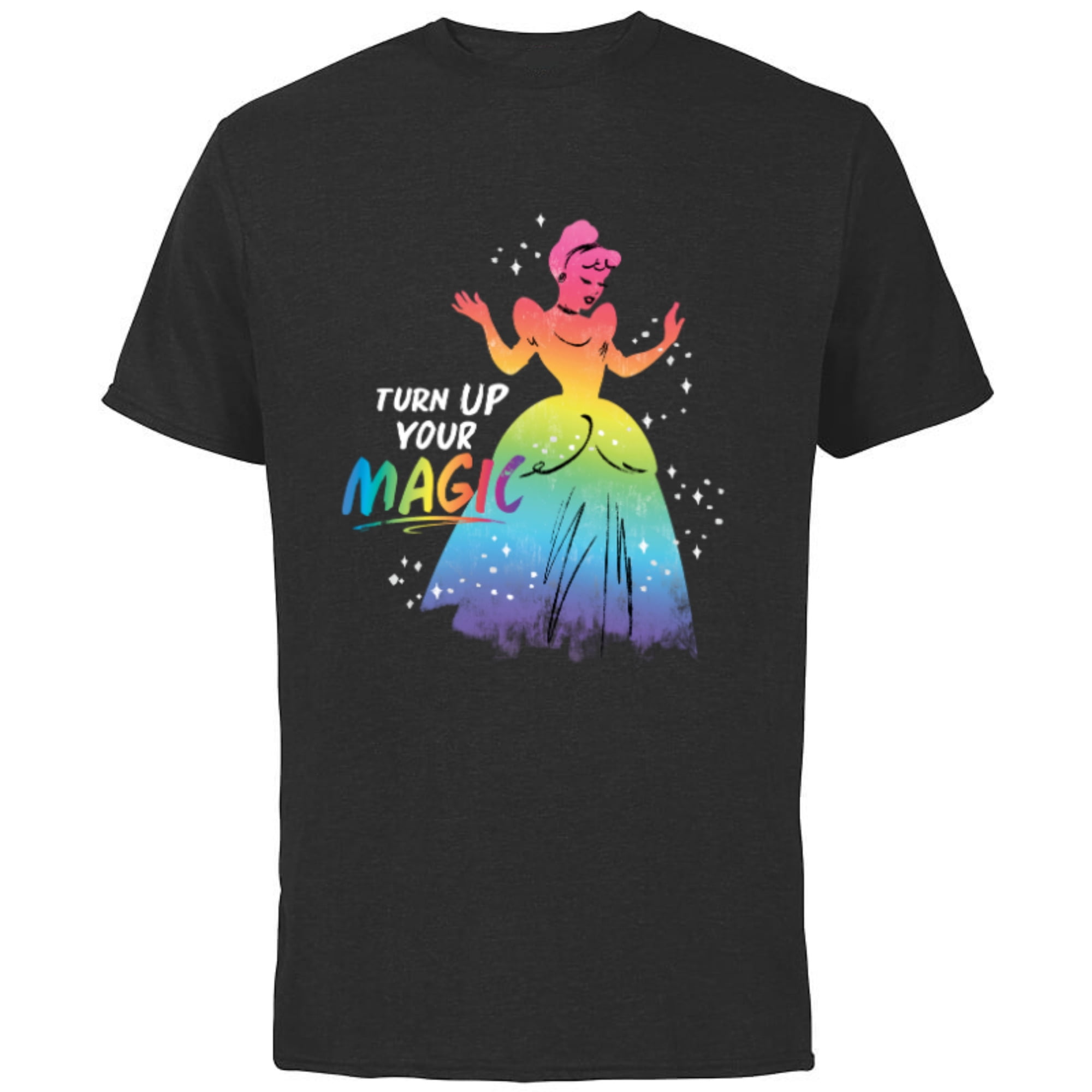 Disney Princess Cinderella Rainbow Turn Up Your Magic- Short Sleeve ...