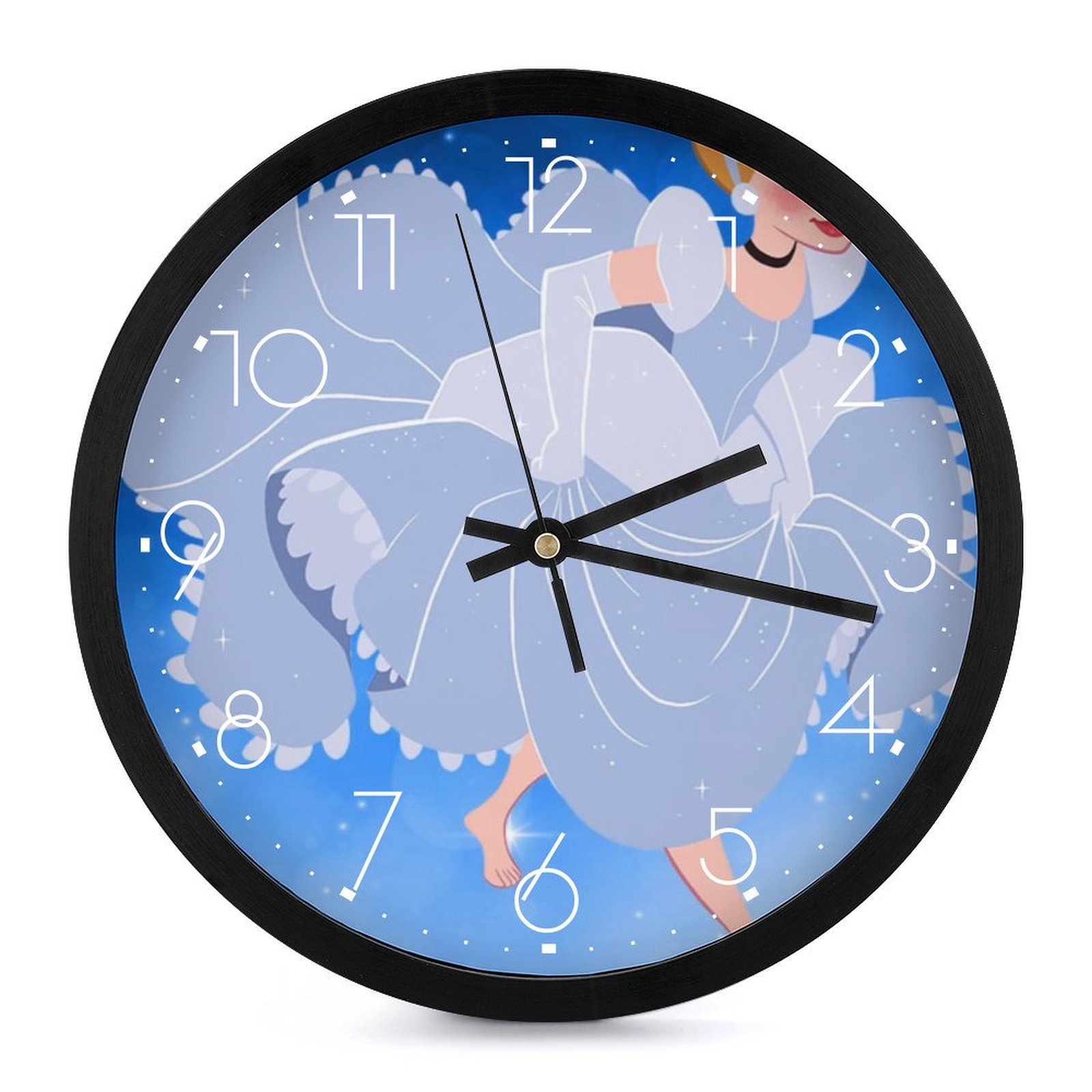 Disney Princess Cinderella Round wall clocks battery operated ...