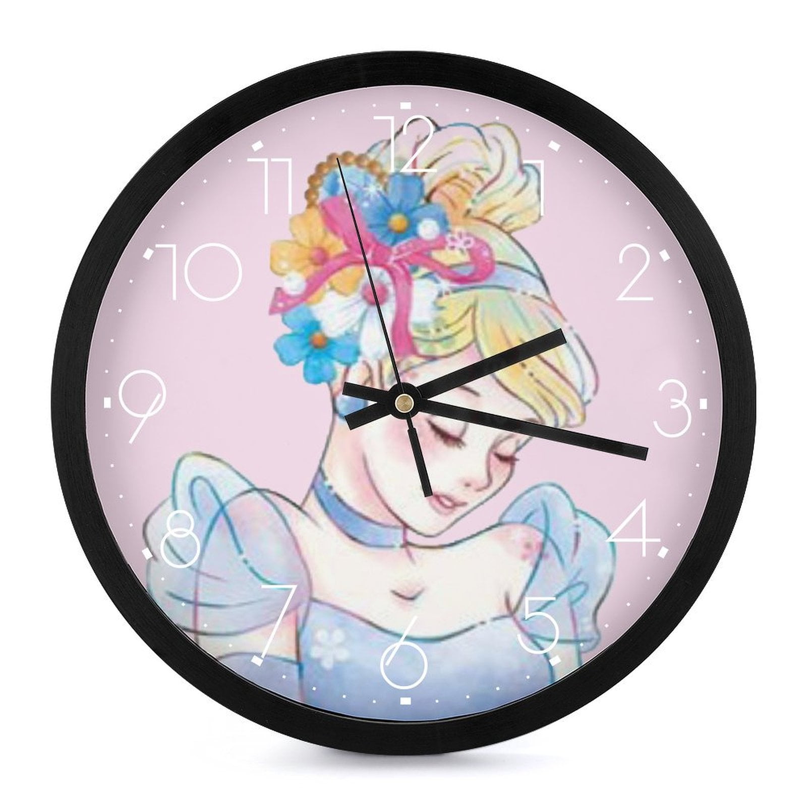Disney Princess Cinderella Round wall clocks battery operated ...