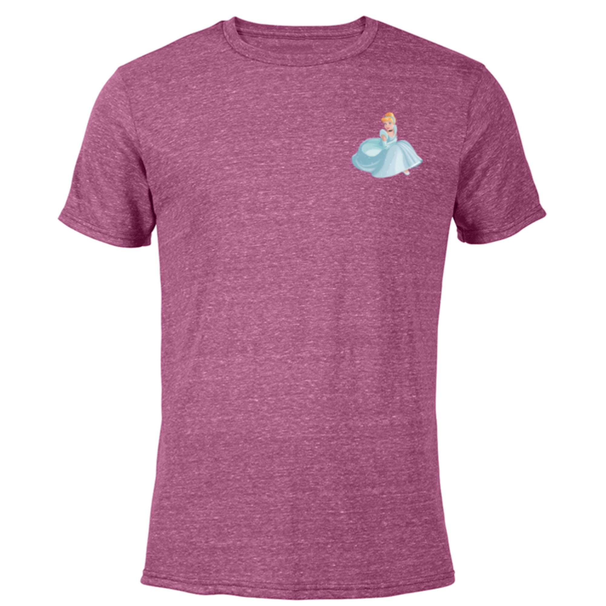 Disney Princess Cinderella Small Print - Short Sleeve Blended T-Shirt ...