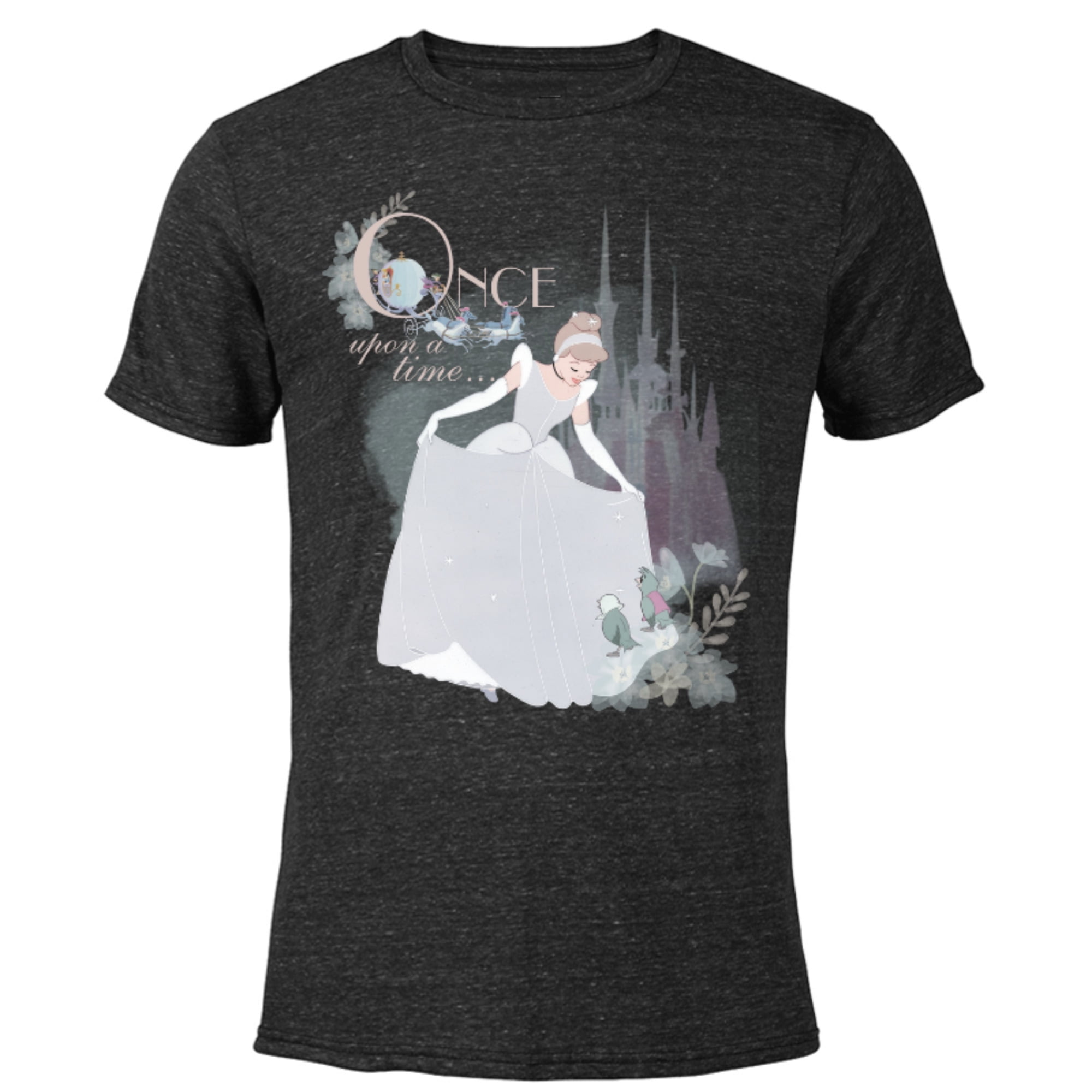 Disney Princess Cinderella Vintage Once Upon a Time T-Shirt- Short ...