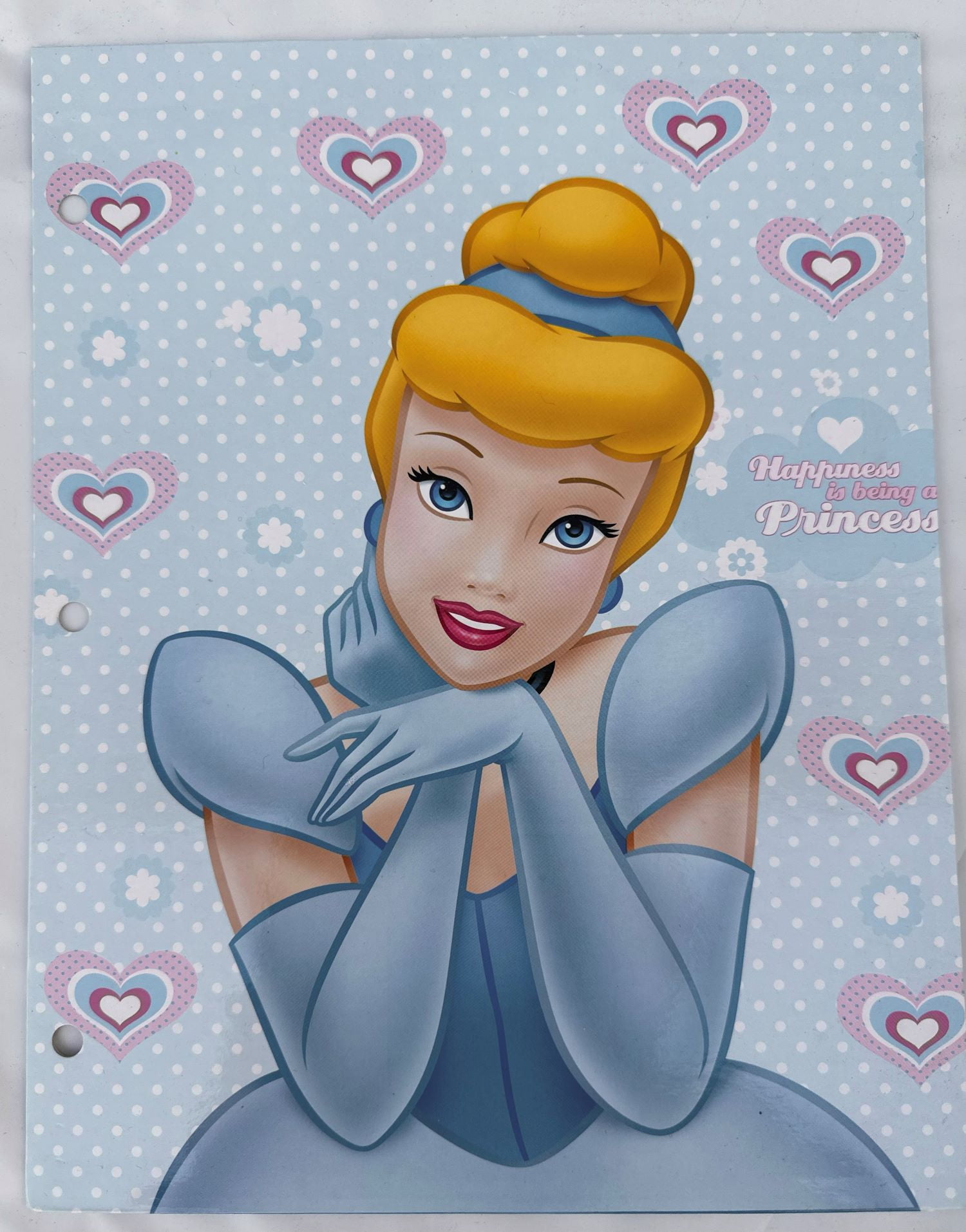 Disney Princess Cinderella and Belle Blue Folders (2pcs) - Walmart.com
