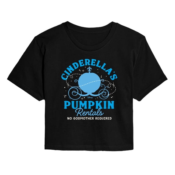 Disney Princess - Cinderella's Pumpkin Rentals - Juniors Cropped ...