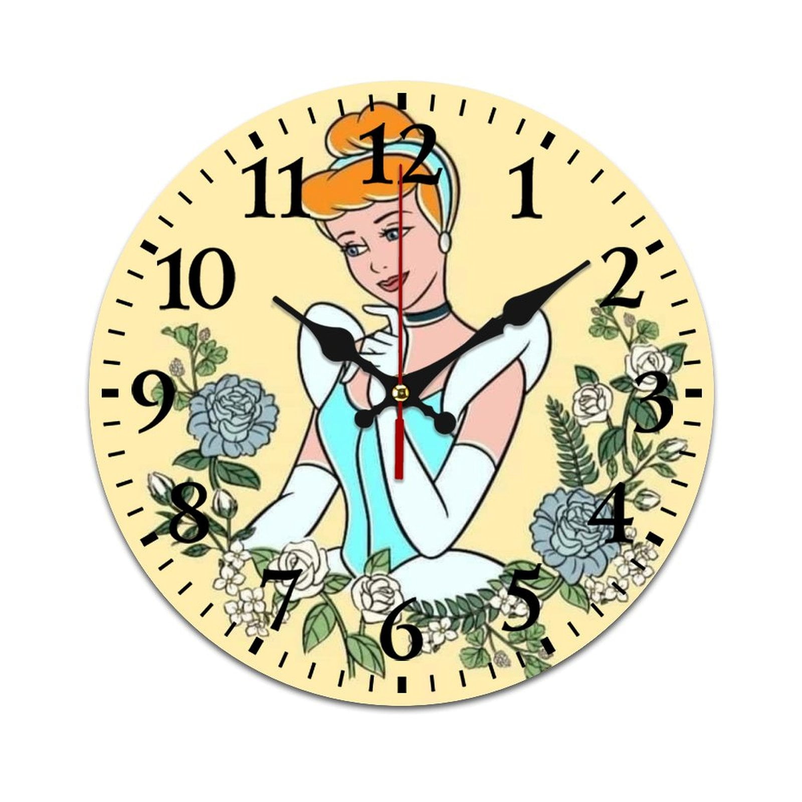 Disney Princess Cinderella wall clocks battery operated decorative 30cm ...