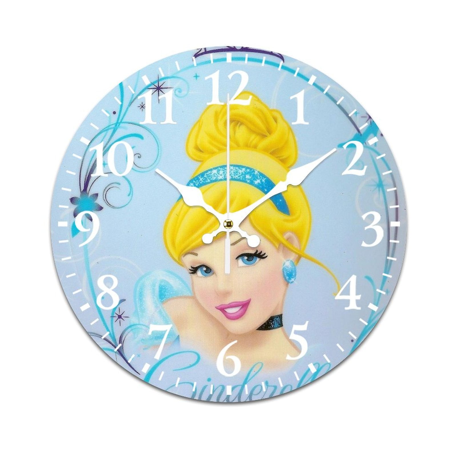 Disney Princess Cinderella wall clocks battery operated decorative 30cm ...