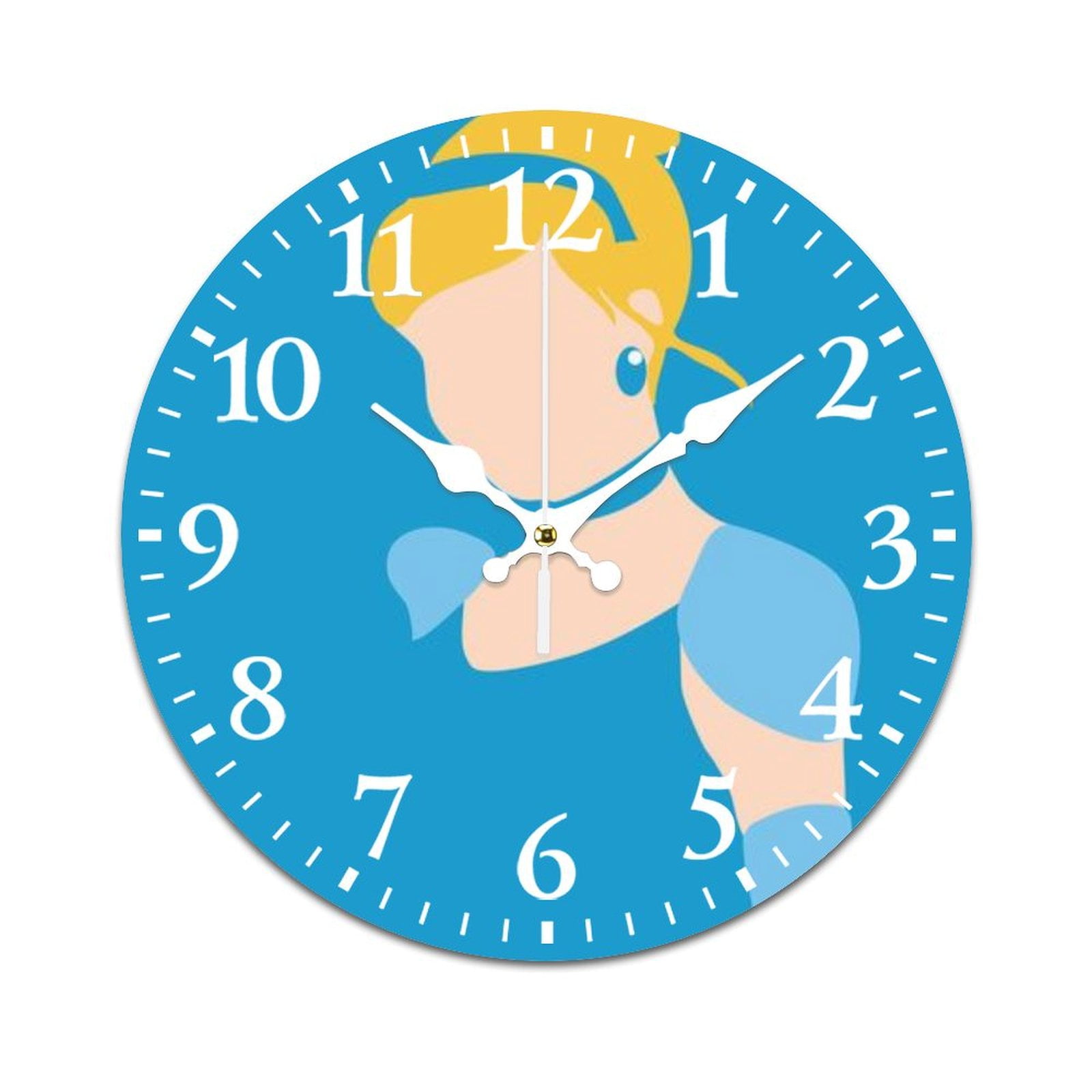 Disney Princess Cinderella wall clocks battery operated decorative 30cm ...