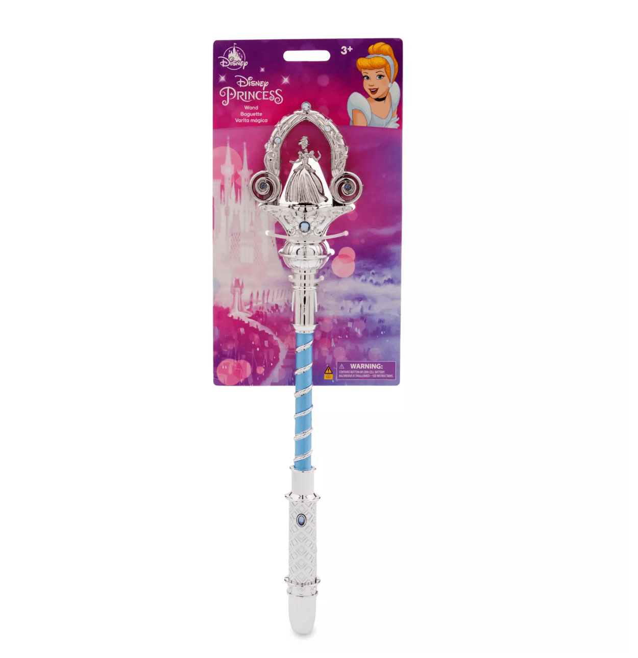 Disney Princess Cinderella Magic Light-Up Wand Toy for Kids, New with ...