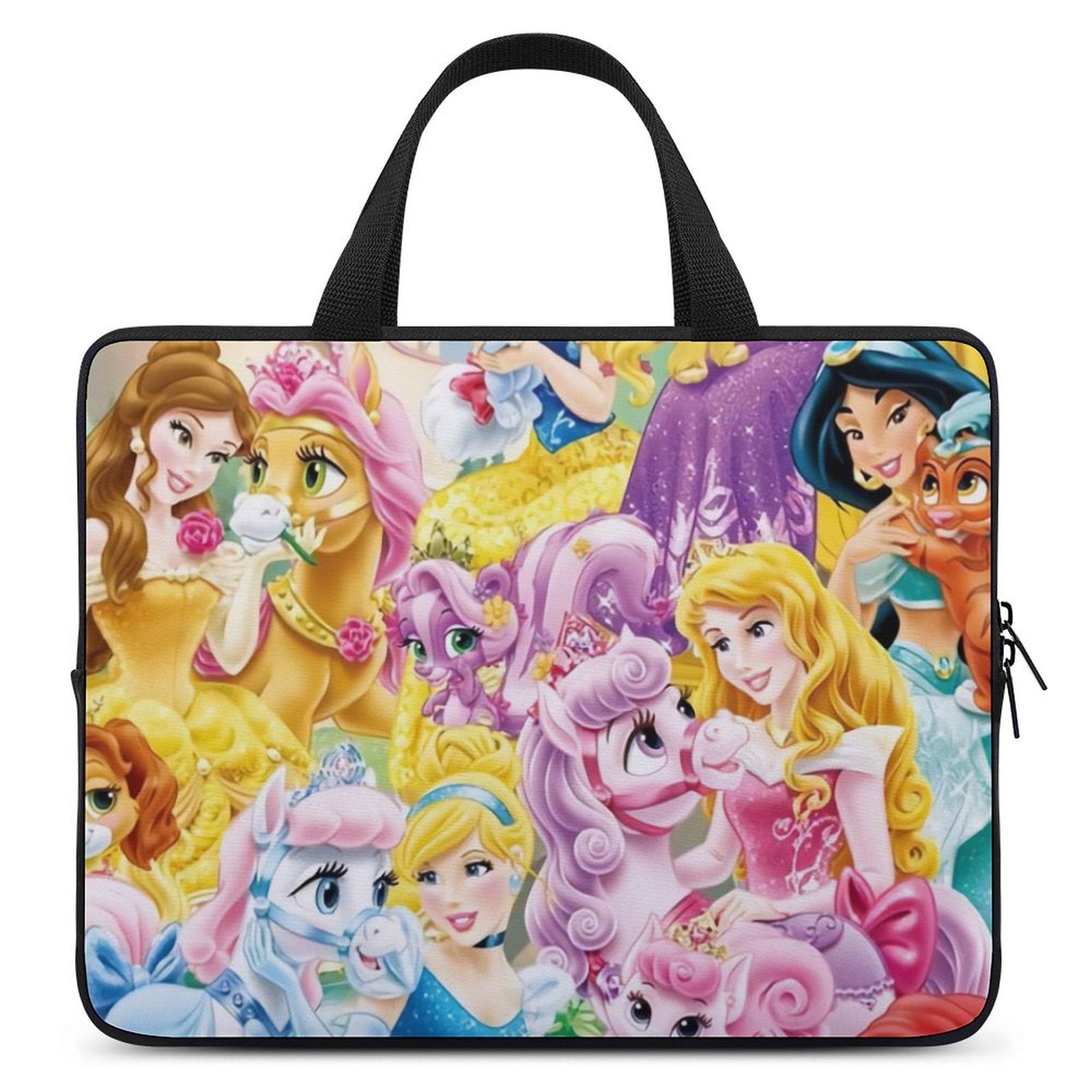 Disney&Princess Classic Group 12 Inch Laptop Bag,Expandable Computer ...