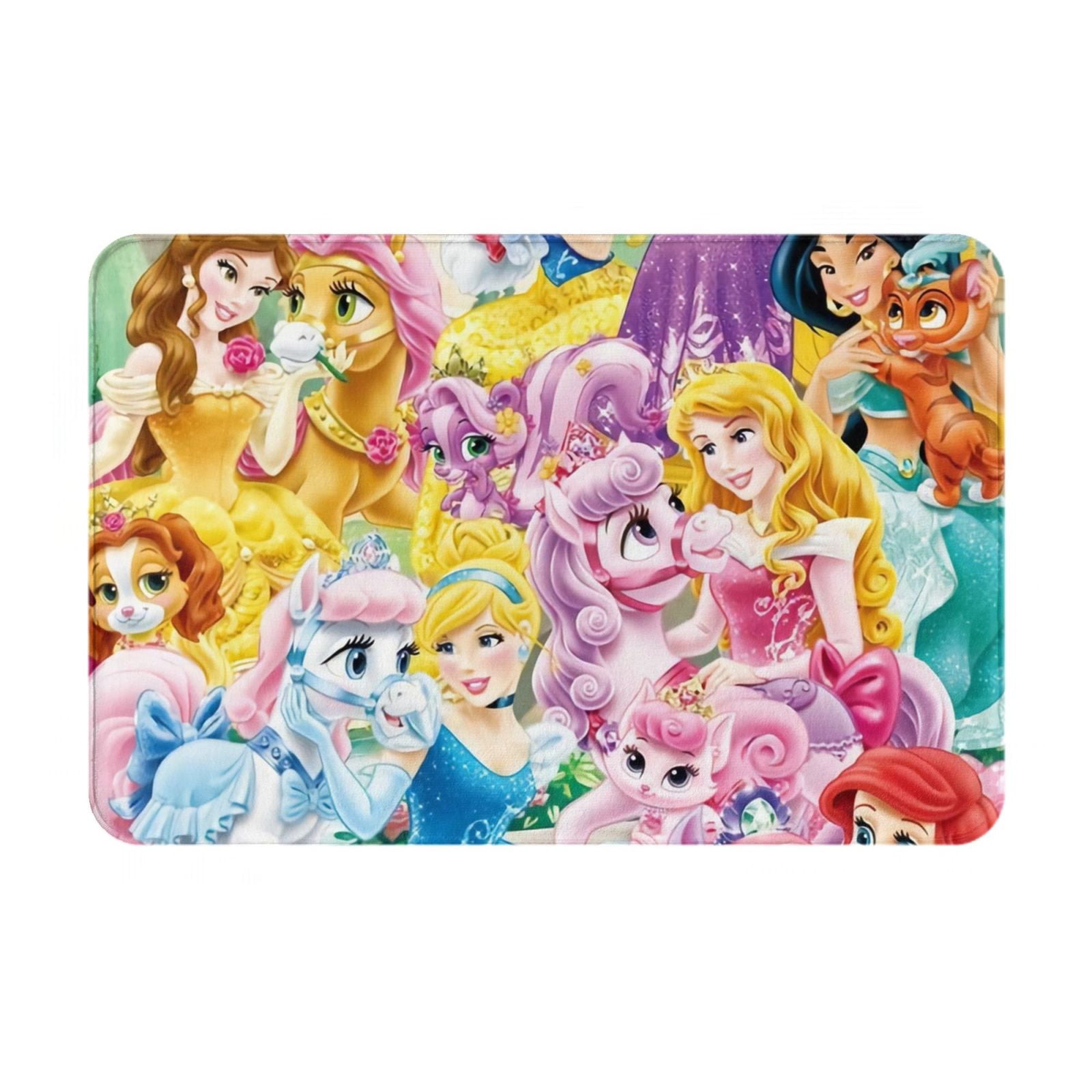 Disney&Princess Classic Group Bathroom Rugs,Bath Mat,Super Soft and ...