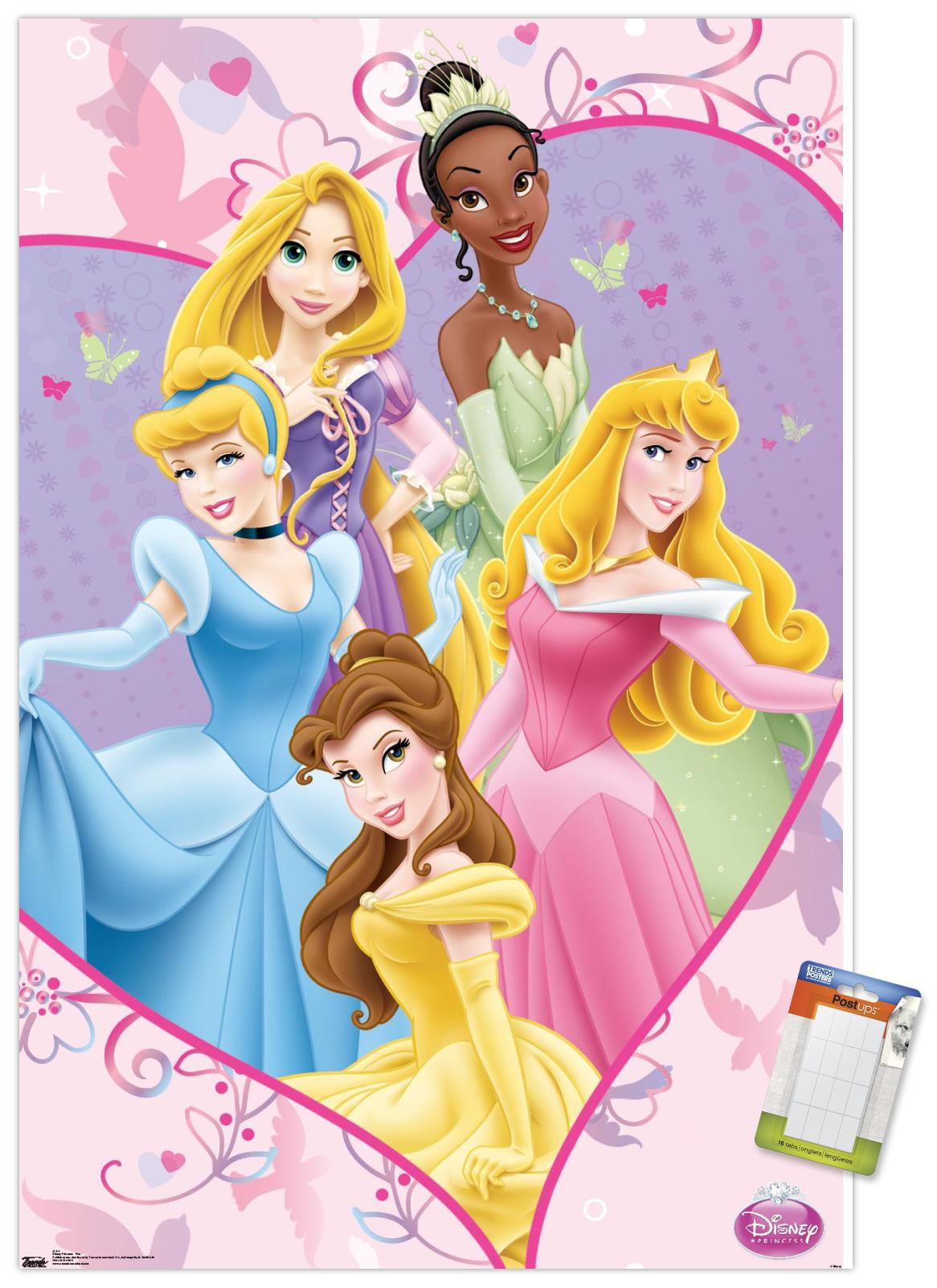 Disney Princess - Collage Wall Poster, 22.375" x 34" - Walmart.com