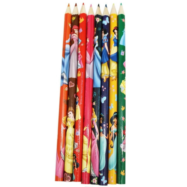 Disney Princess Color Pencil - Princess Assorted Character Colored ...