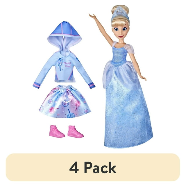 (4 pack) Disney Princess Comfy Squad Comfy to Classic Cinderella ...
