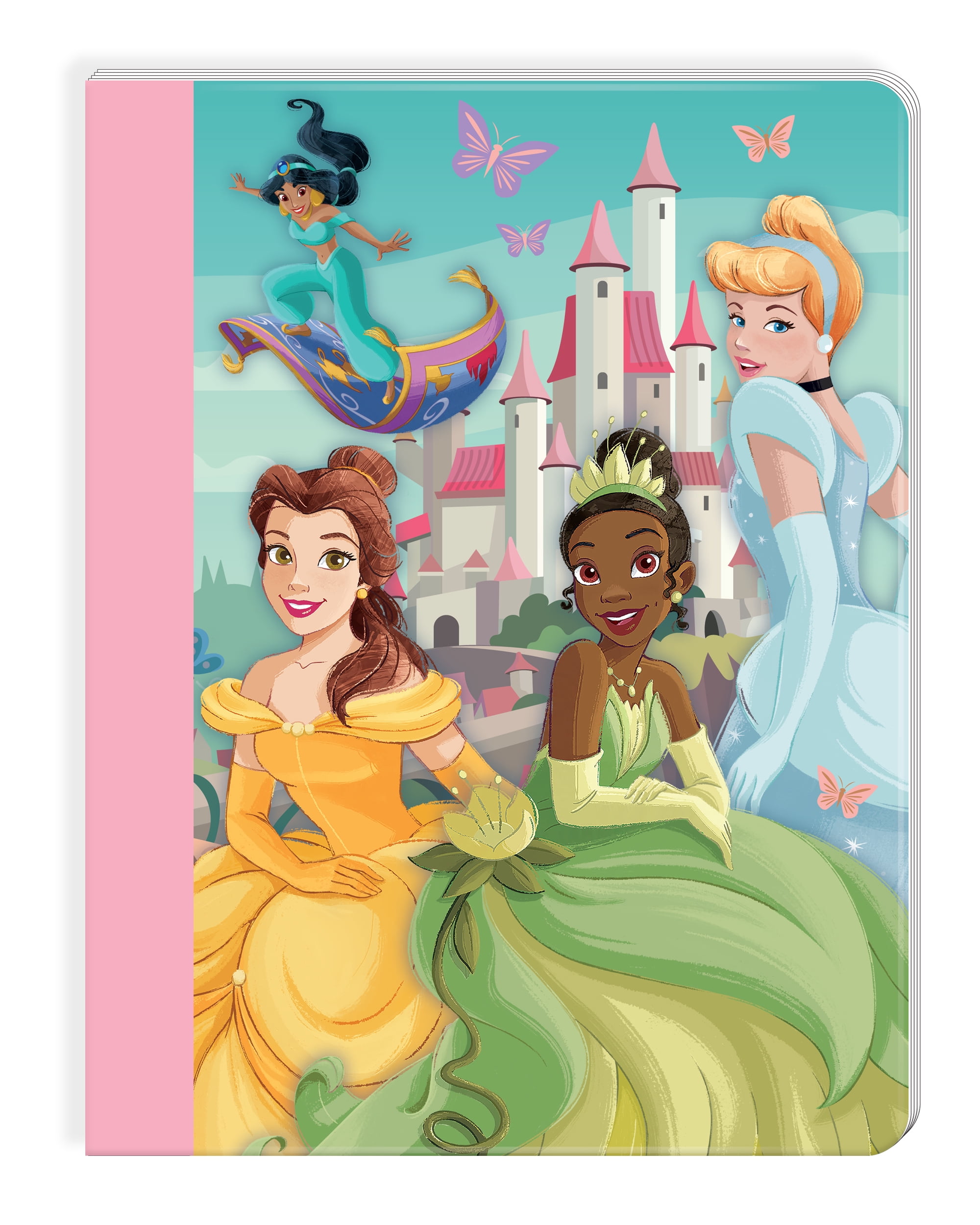 Disney Princess Composition Writing Notebook, 9.75 in, 100 Sheets, Wide ...