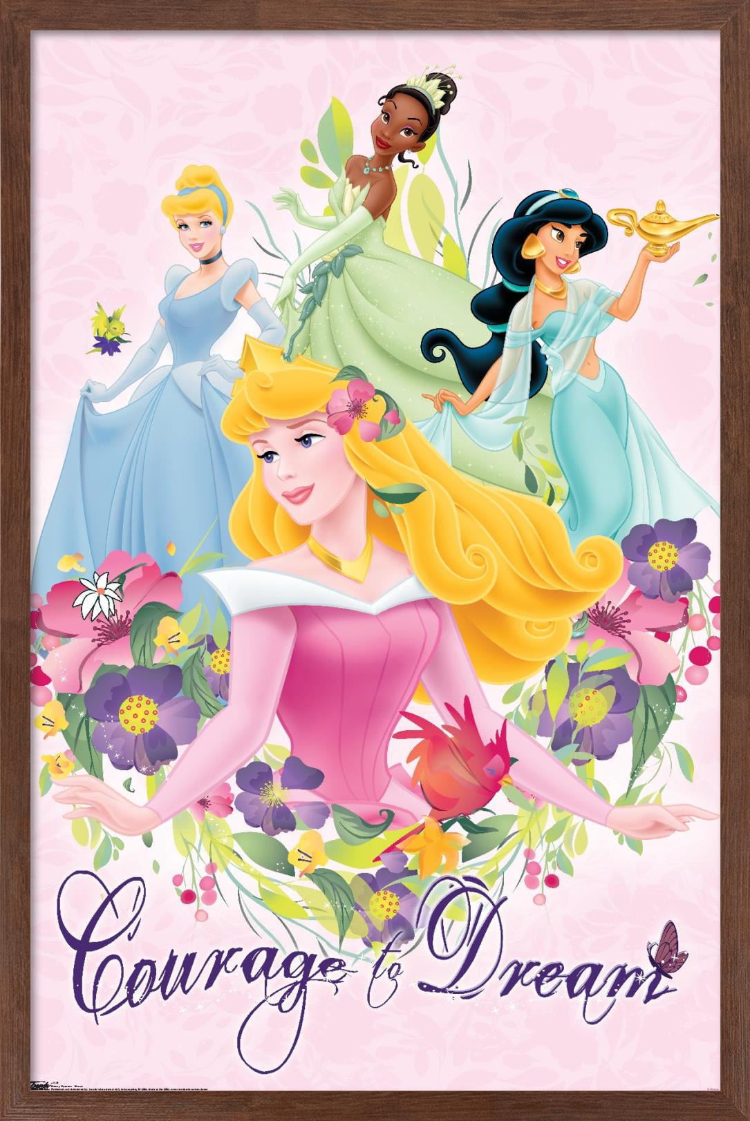 Disney Princess - Courage and Dream Wall Poster, 14.725" x 22.375 ...
