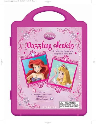 Pre-Owned Dazzling Jewels: A Princess Book and Magnetic Play Set ...