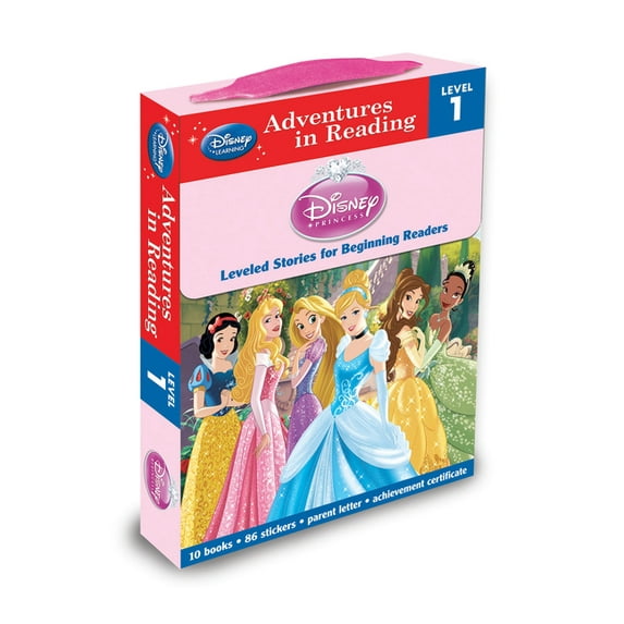 Disney Book Group, Disney Princess Level 1 Boxed Set, with 86 Stickers ...