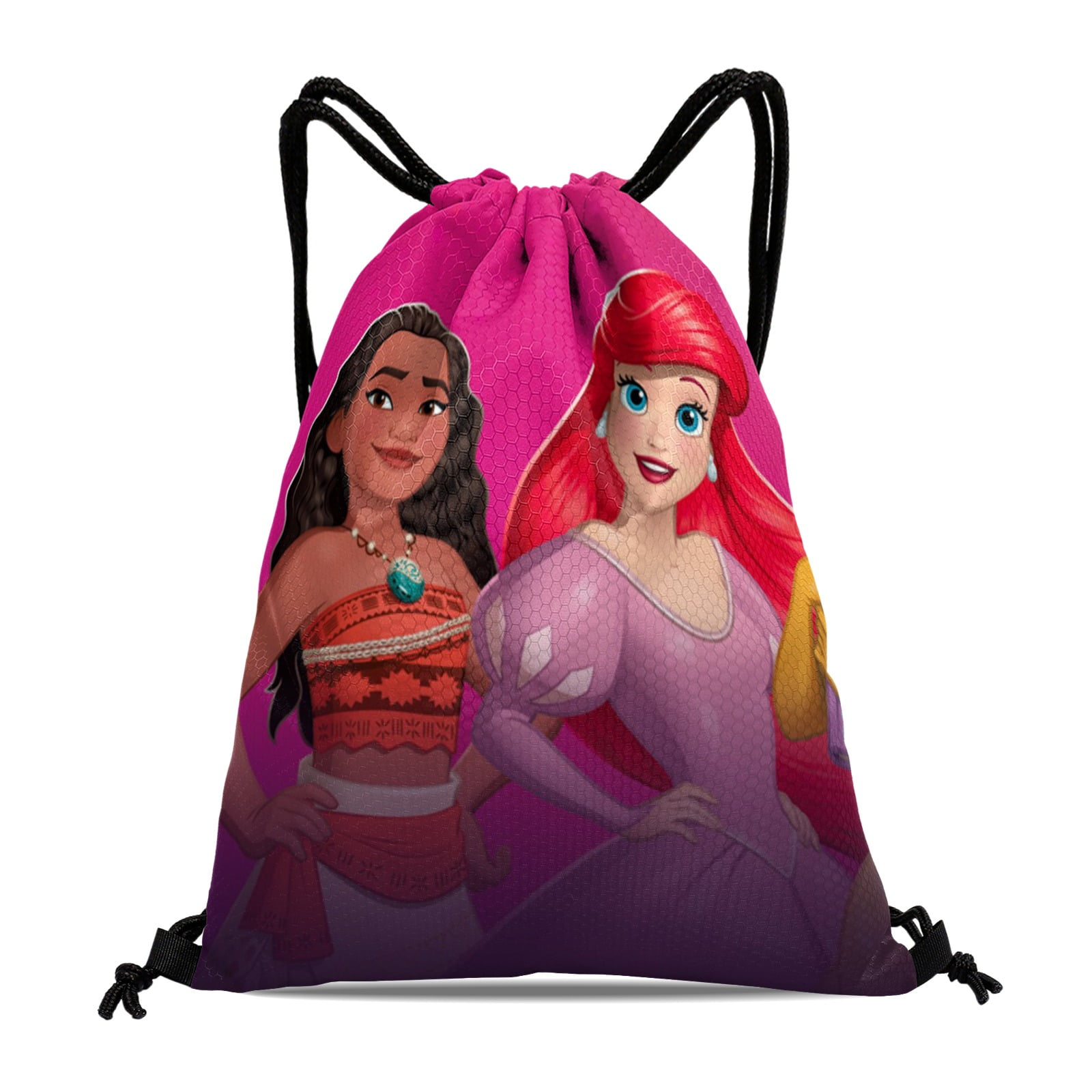 Disney Princess Drawstring Bag:Waterproof design, suitable for fitness ...